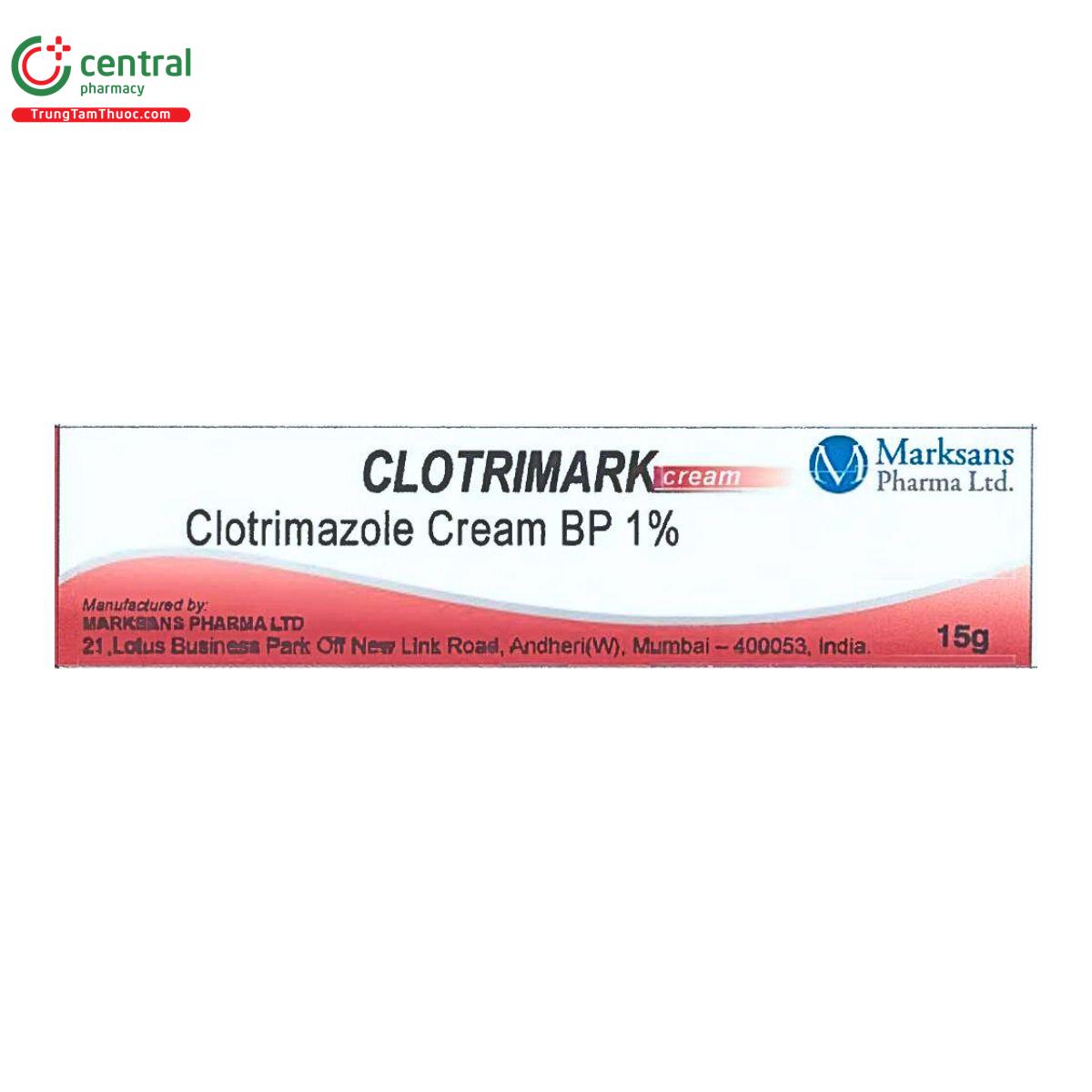Thuốc Clotrimark cream điều trị các tình trạng nấm ngoài da