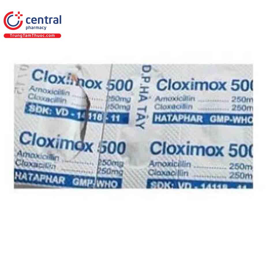 Thuốc Cloximox 500: Thuốc kháng sinh điều trị nhiễm khuẩn hiệu quả