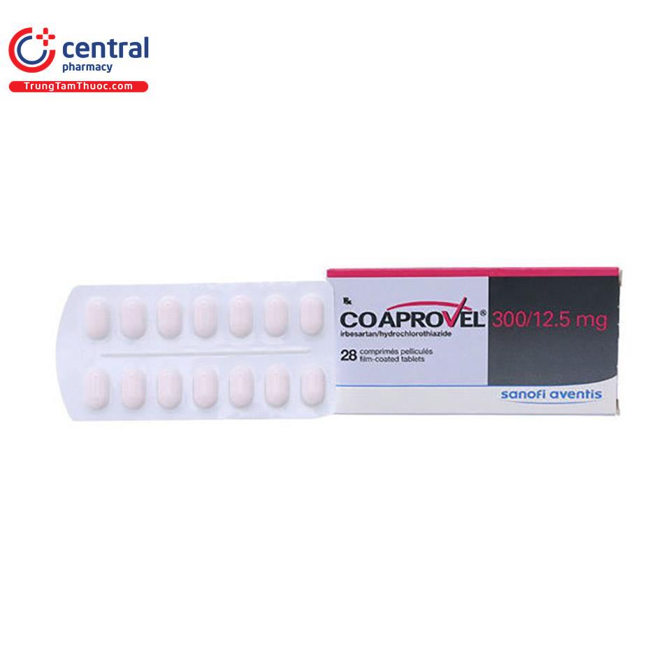 [CHÍNH HÃNG] Thuốc CoAprovel 300/12.5mg điều trị tăng huyết áp