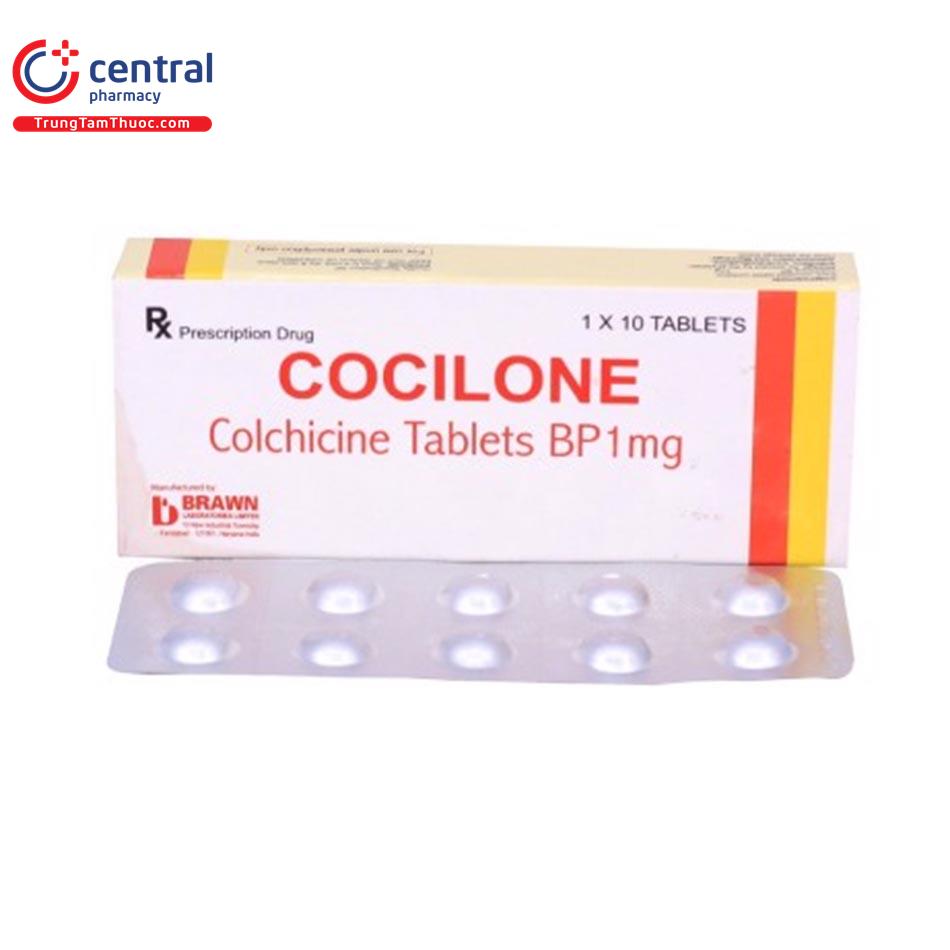 [CHÍNH HÃNG] Thuốc Cocilone (Hộp 10 viên) - Thuốc điều trị bệnh Gout