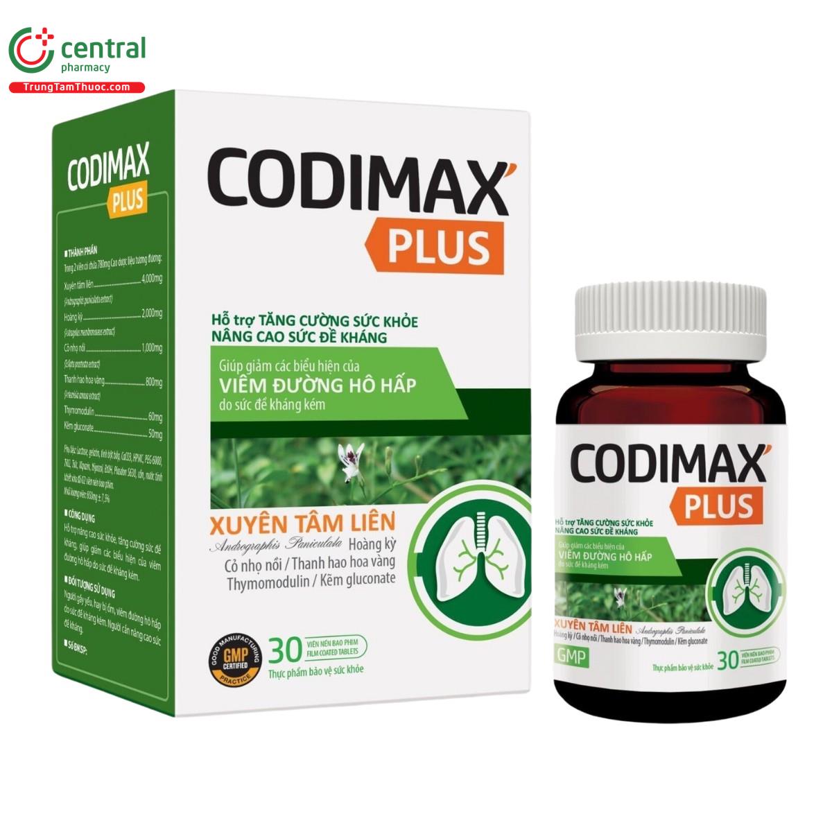 Codimax Plus hỗ trợ giảm đau họng do viêm họng, giảm ho và ngứa rát họng