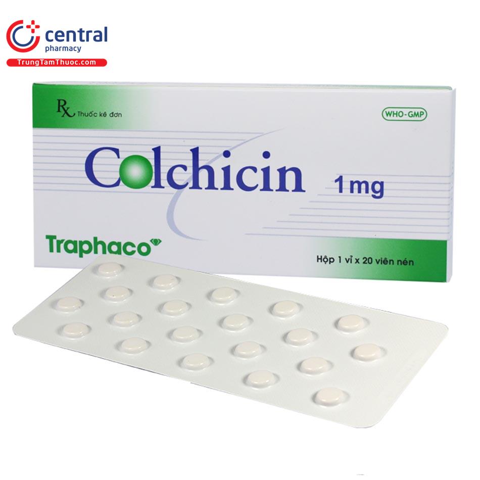 Thuốc Colchicin 1mg Traphaco - Giải pháp hiệu quả loại bỏ bệnh Gout