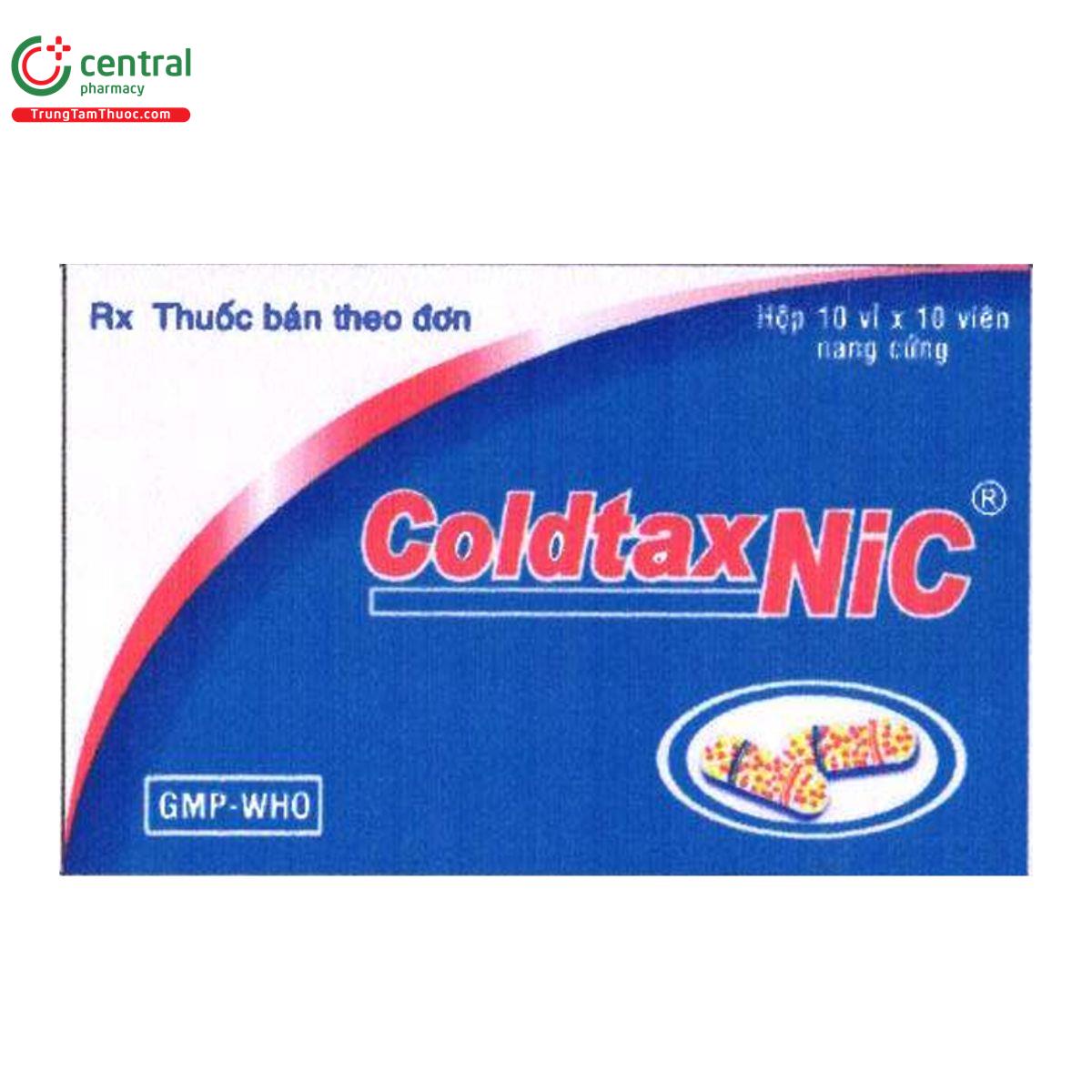 Thuốc Coldtaxnic điều trị triệu chứng cảm cúm, đau đầu, đau xương khớp