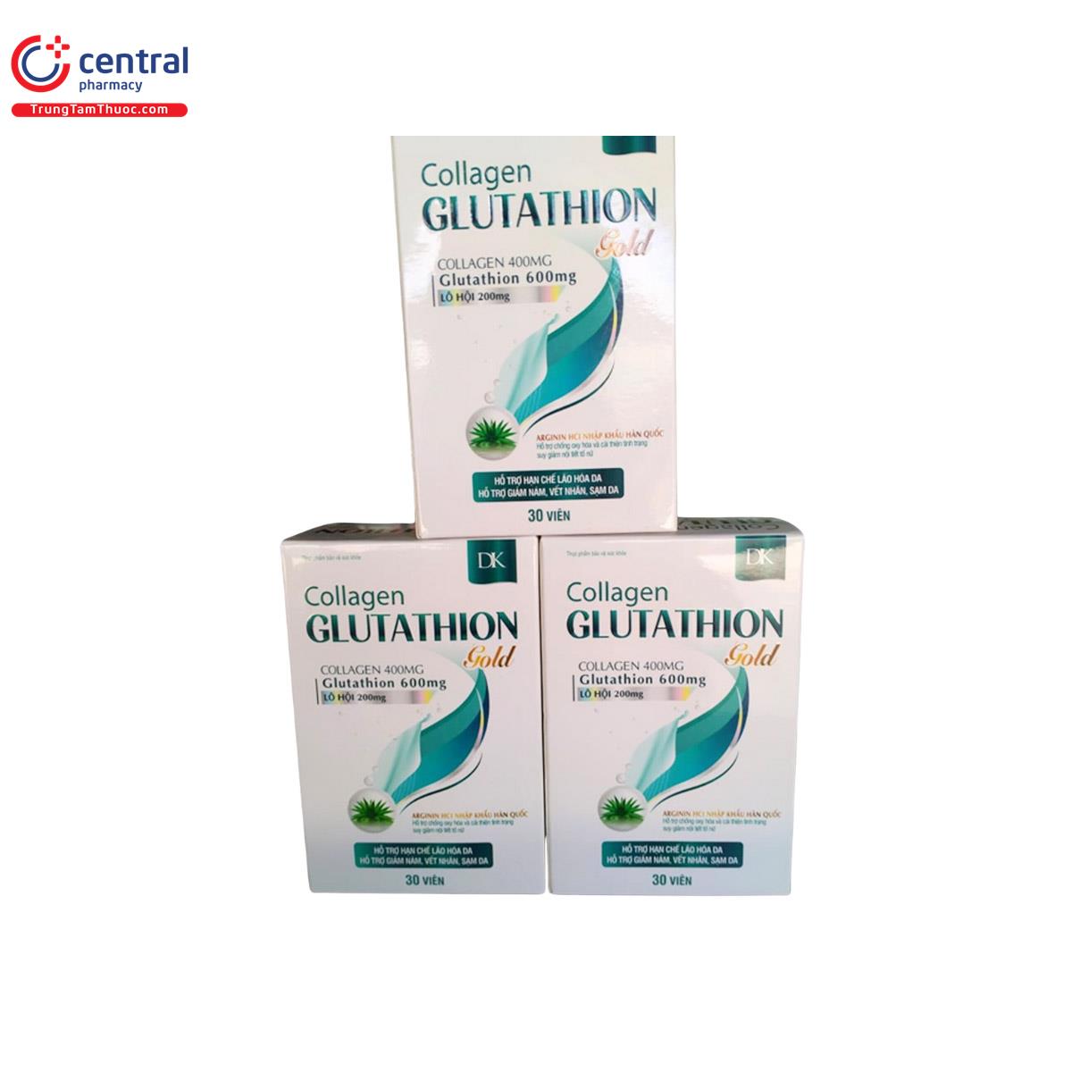 Thuốc Collagen Glutathion Gold (Hộp 1 lọ 30 viên) - Viên uống hỗ trợ ...
