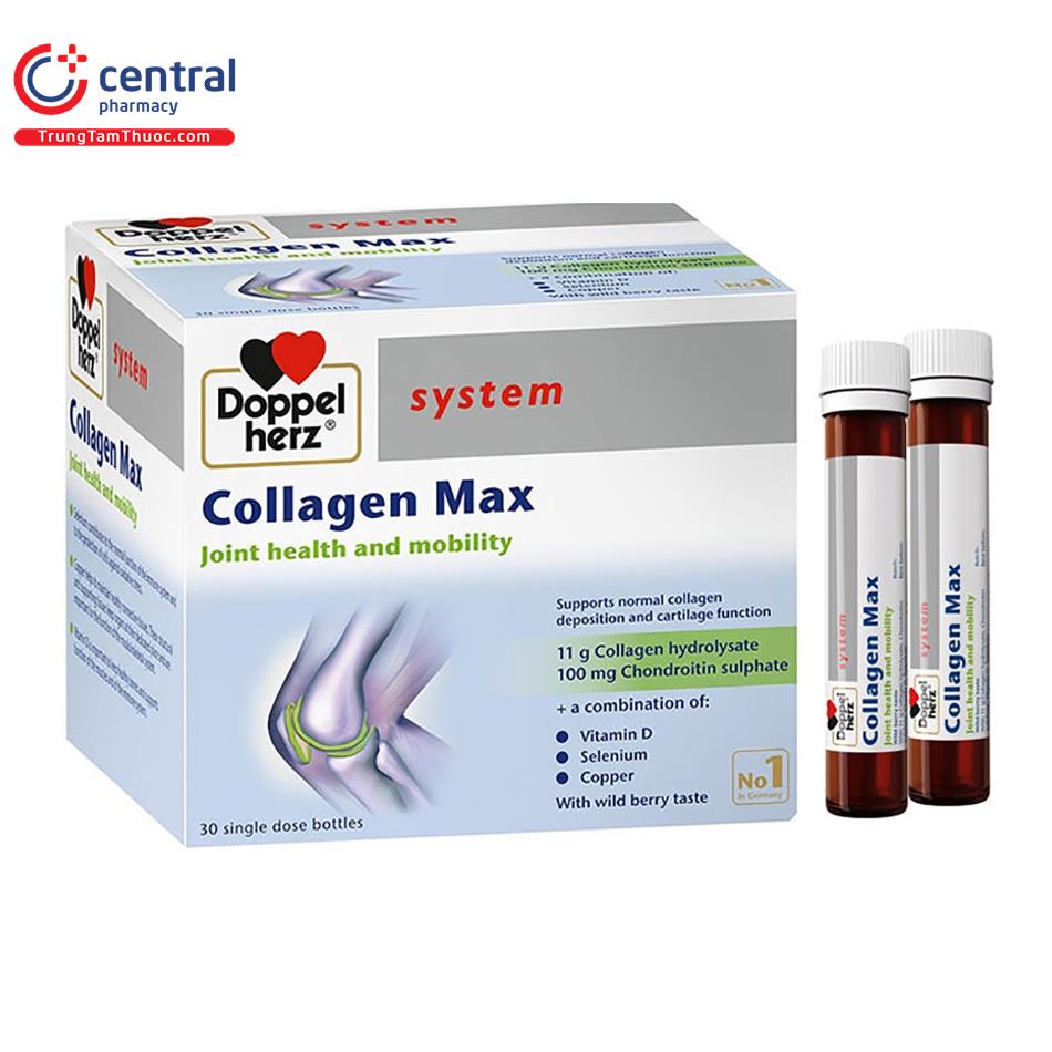 [CHÍNH HÃNG] Thuốc Collagen Max Doppelherz bảo vệ và tái tạo sụn khớp