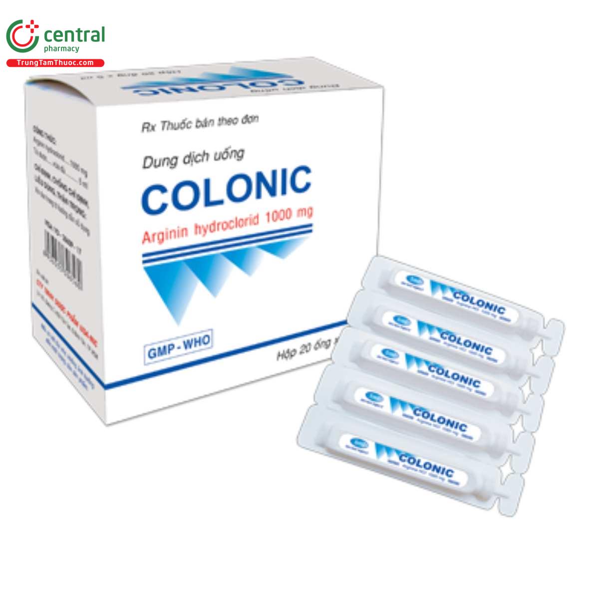 Thuốc Colonic 1000mg/5ml-chỉ định điều trị tăng amoniac máu bẩm sinh