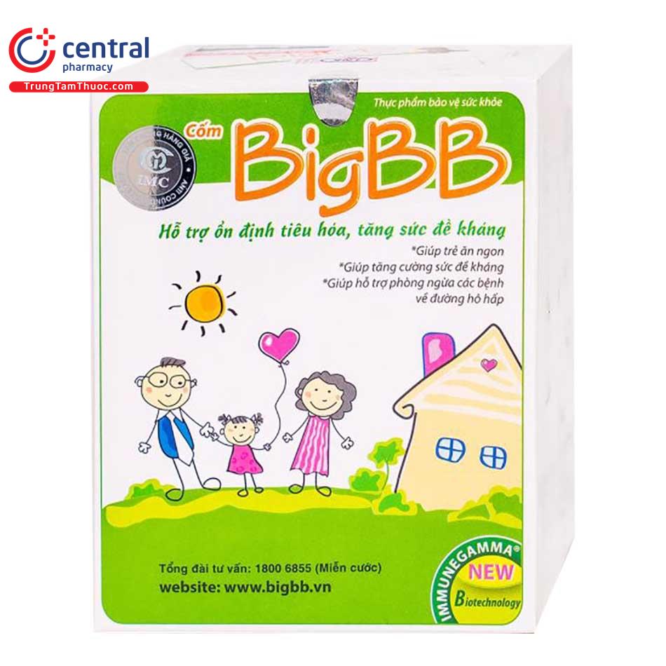 Cốm BigBB tăng sức đề kháng, hỗ trợ đường tiêu hóa cho bé