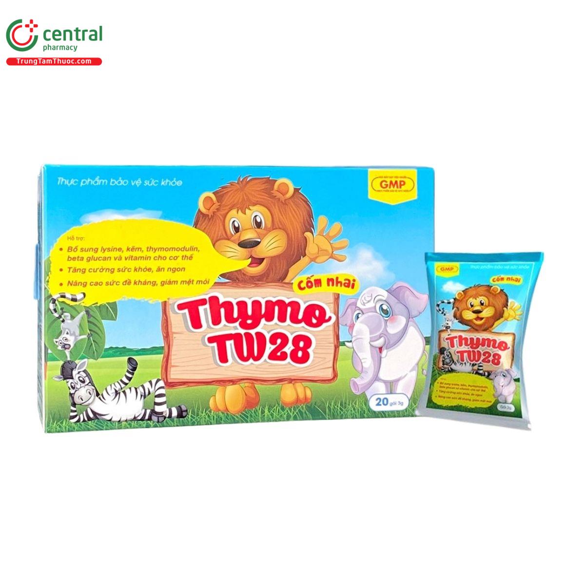 Thuốc Cốm nhai Thymo TW28 - Hỗ trợ ăn ngon và tăng cường sức đề kháng