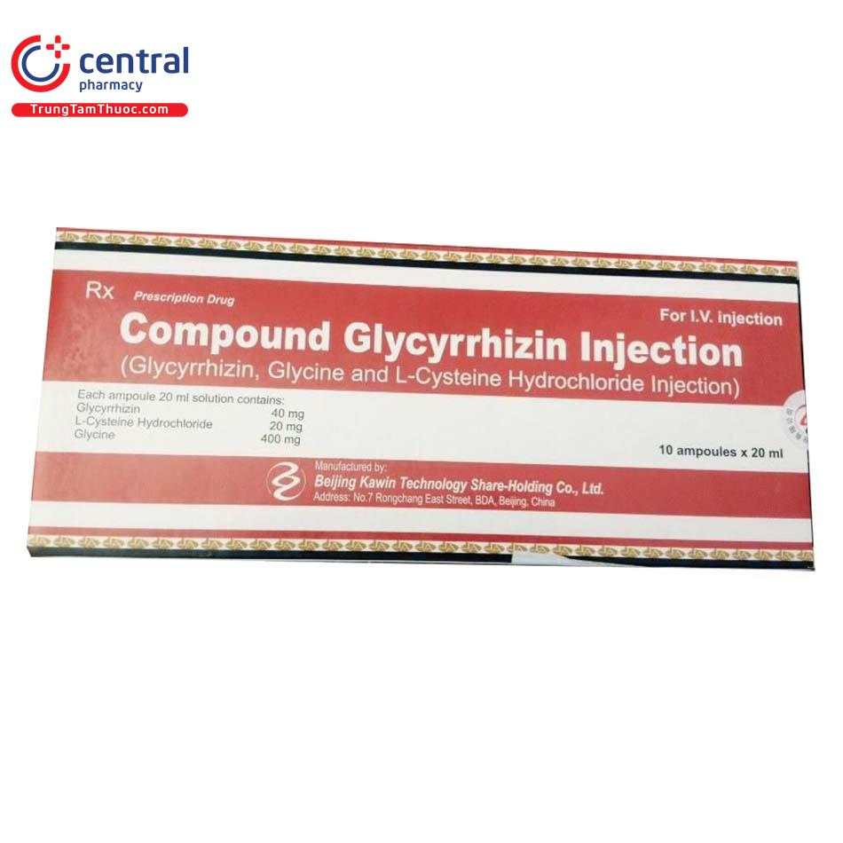 [CHÍNH HÃNG]Thuốc Compound Glycyrrhizin Injection: tác dụng, chỉ định