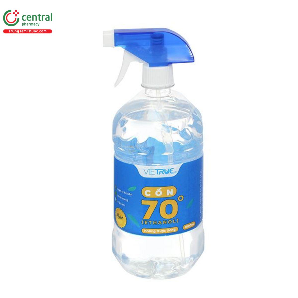 Cồn 70 độ Vietrue - Dùng diệt khuẩn dụng cụ y tế, bề mặt trong y tế