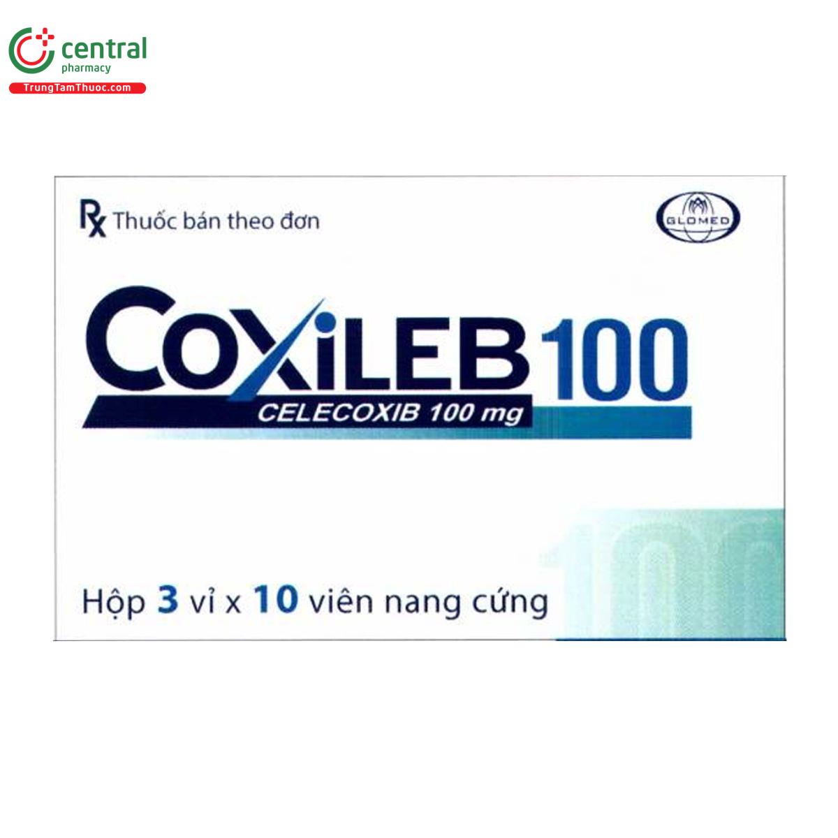 Thuốc Coxileb 100 điều trị triệu chứng thoái hóa, viêm khớp dạng thấp.