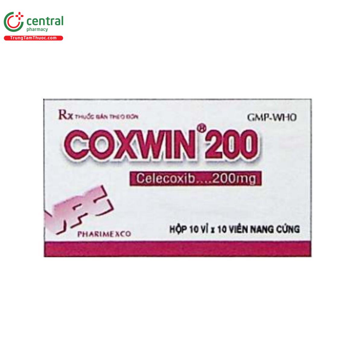 Thuốc Coxwin 200: Thuốc chống viêm không steroid, điều trị viêm khớp