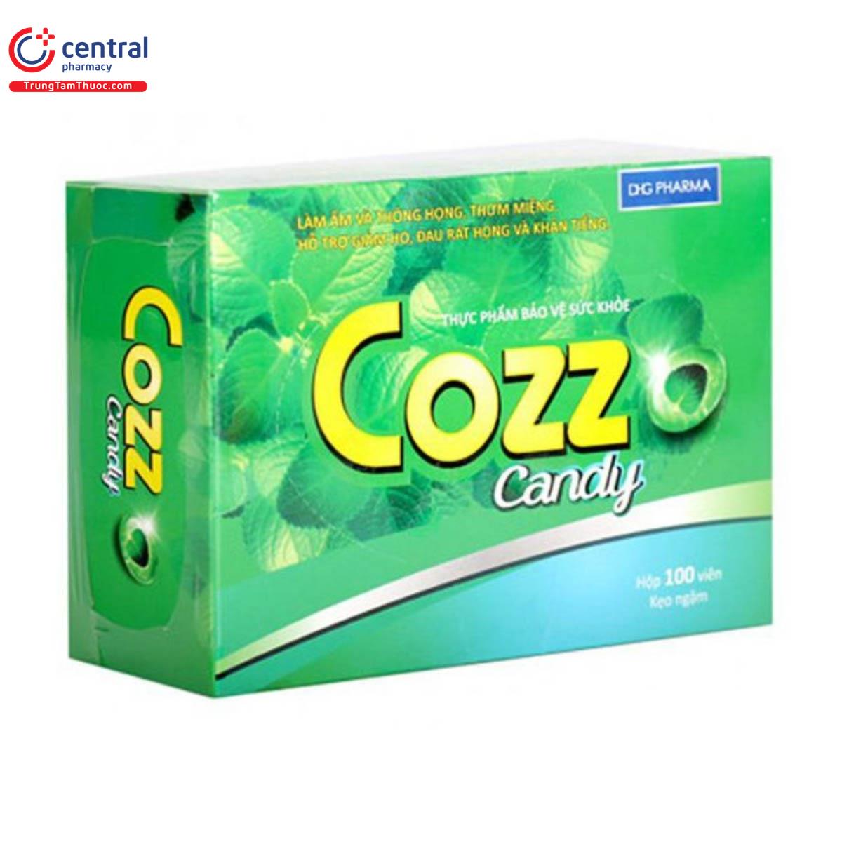 Kẹo ngậm thảo dược Cozz Candy hỗ trọ giam ho, giảm đau rát họng