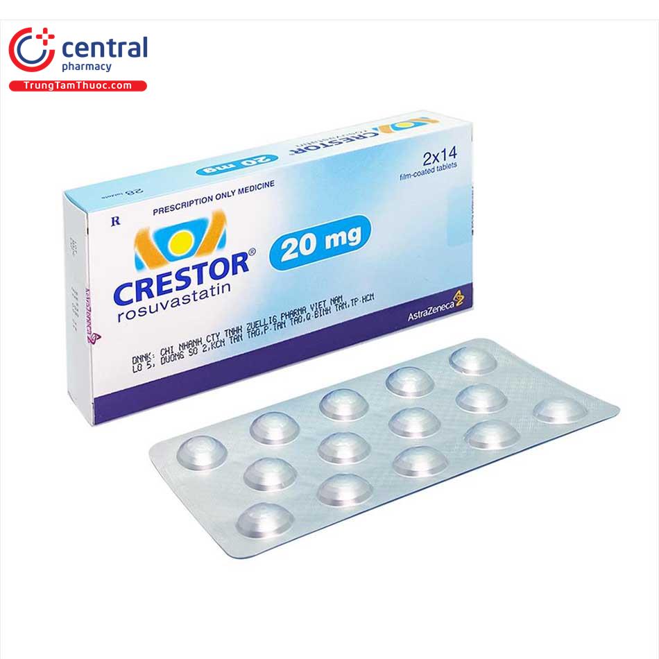 [CHÍNH HÃNG] Thuốc Crestor 20mg - Giải pháp hạ mỡ máu hiệu quả