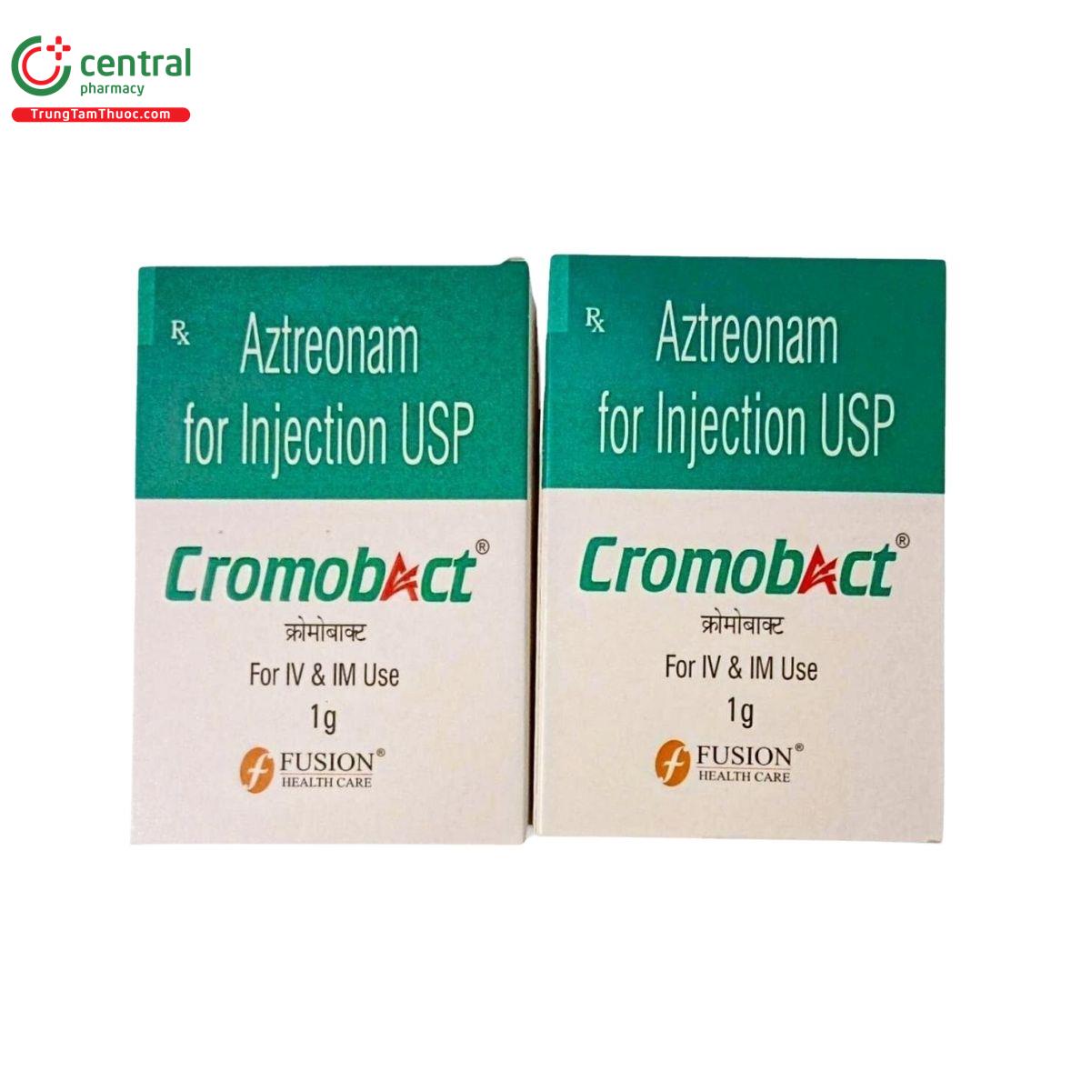 Thuốc Cromobact 1g điều trị nhiễm khuẩn máu, tiết niệu, ổ bụng