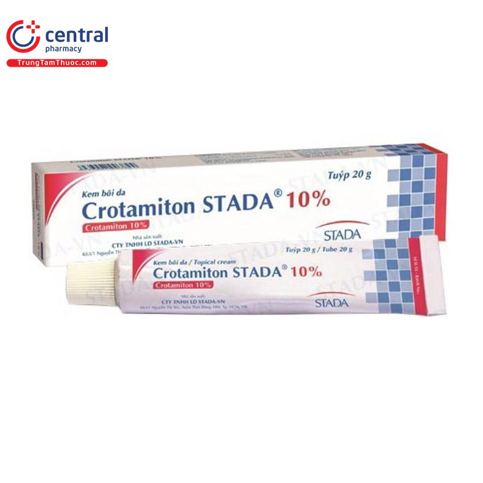 Thuốc Crotamiton STADA 10% đánh bay ghẻ, điều trị ngứa hiệu quả