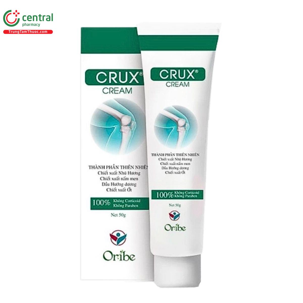 Kem bôi Crux Cream - Kem massage vùng khớp, làm dịu mát, dưỡng ẩm da