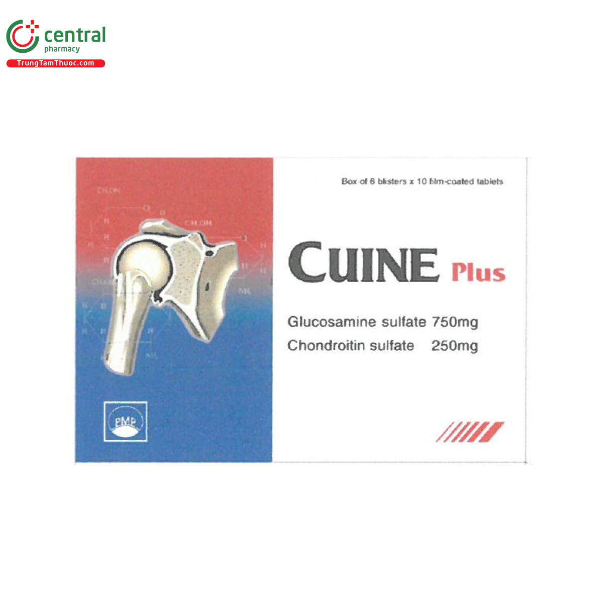 Thuốc Cuine Plus 750mg/250mg - giảm triệu chứng thoái hóa khớp gối