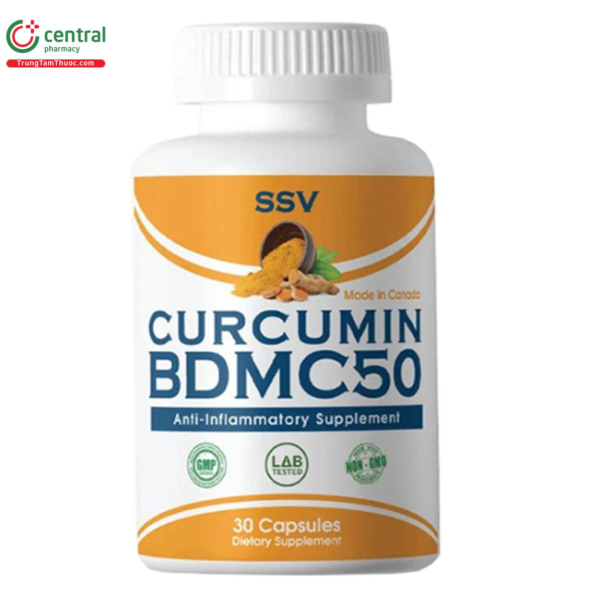 Thuốc Curcumin BDMC50 - Giúp chống oxy hóa, duy trì sức khỏe sụn khớp