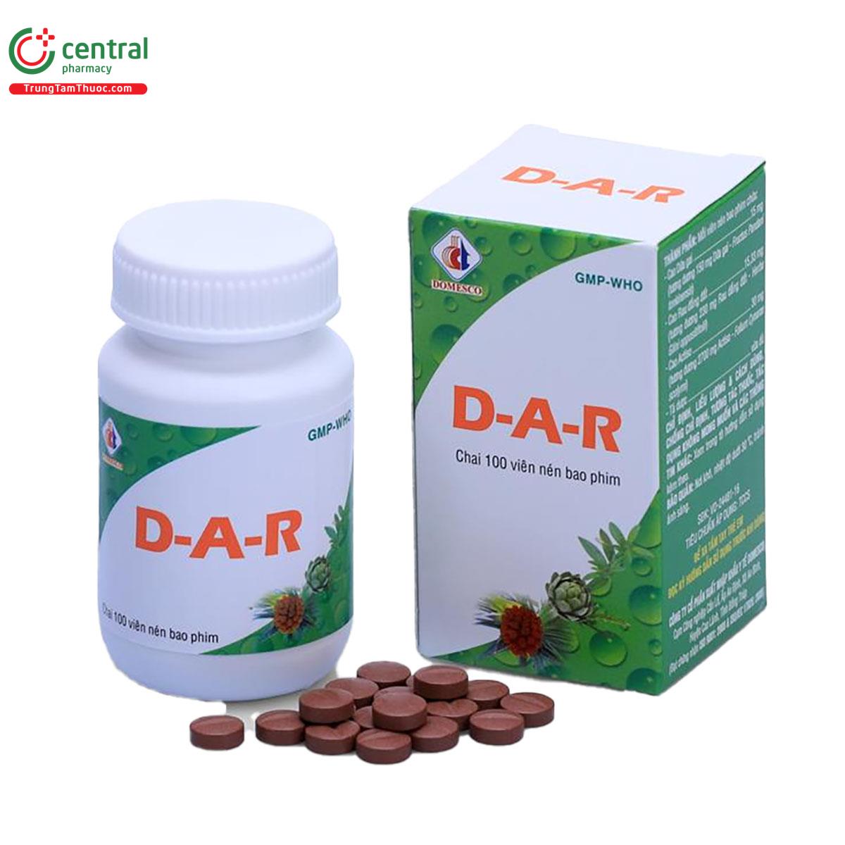 Thuốc D-A-R giúp giải độc, thanh nhiệt, hạ men gan