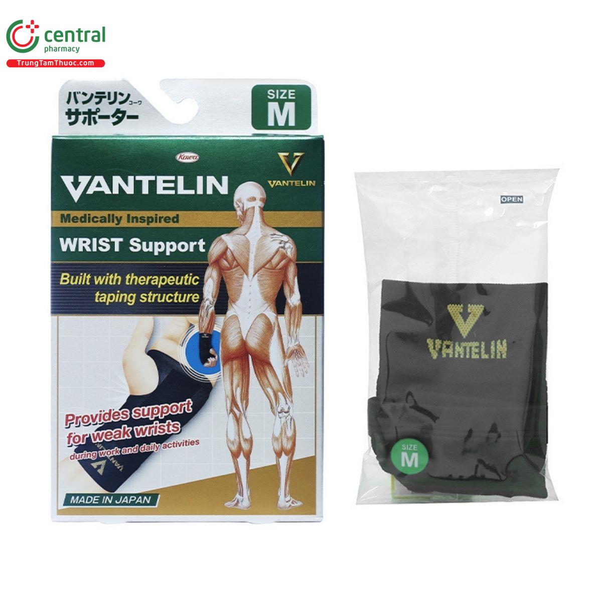 Đai bảo vệ cổ tay Vantelin Wrist Support bảo vệ, nâng đỡ khớp cổ tay