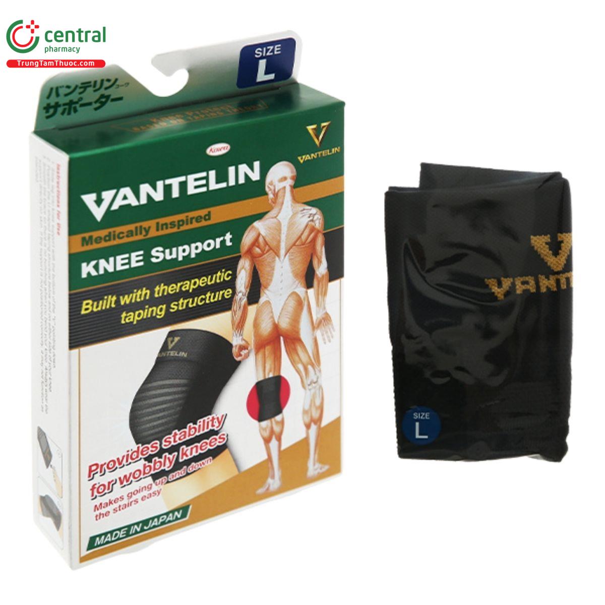 Đai bảo vệ đầu gối Vantelin Knee Support nâng đỡ, bảo vệ vùng đầu gối