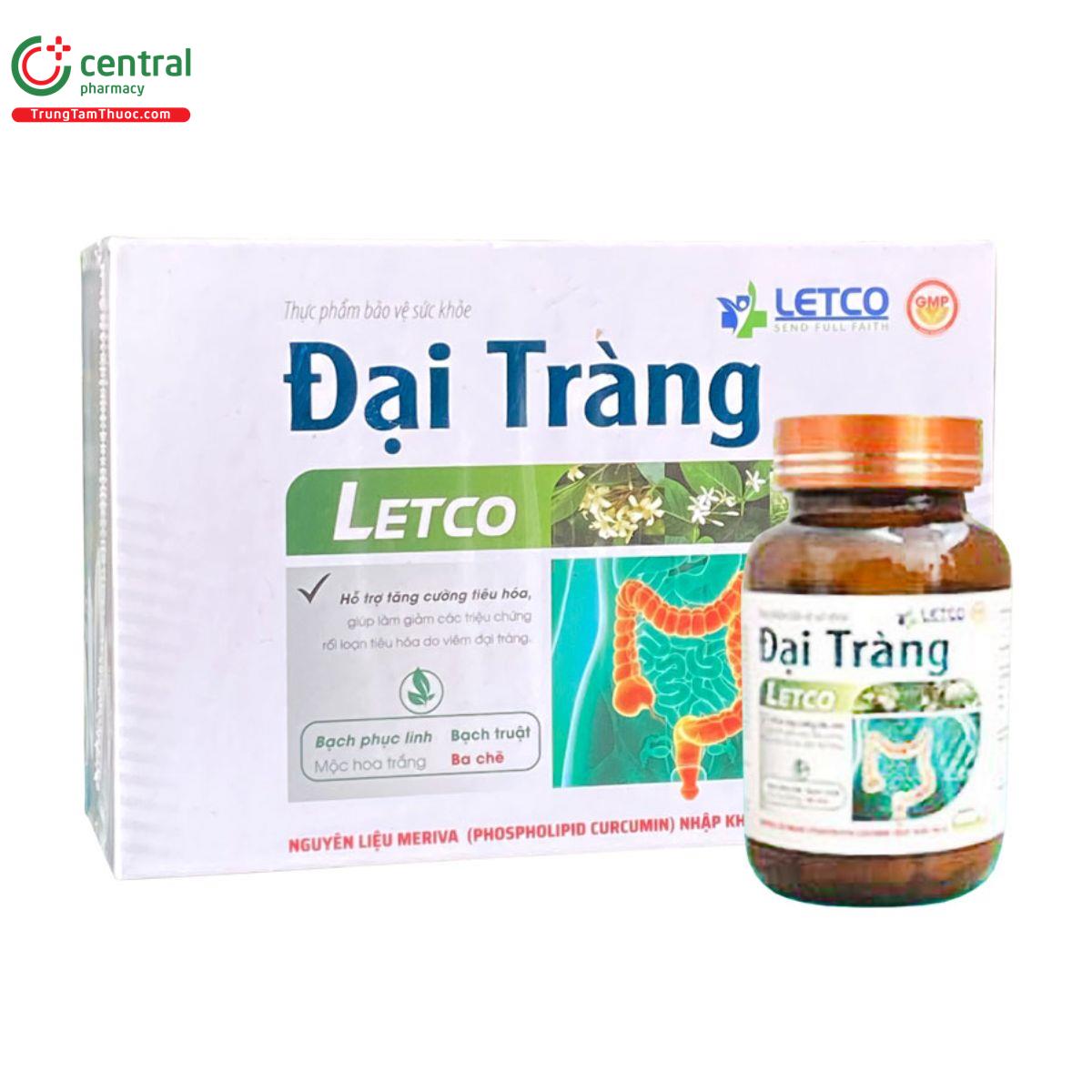 Đại Tràng Letco - Giảm triệu chứng rối loạn tiêu hóa do viêm đại tràng