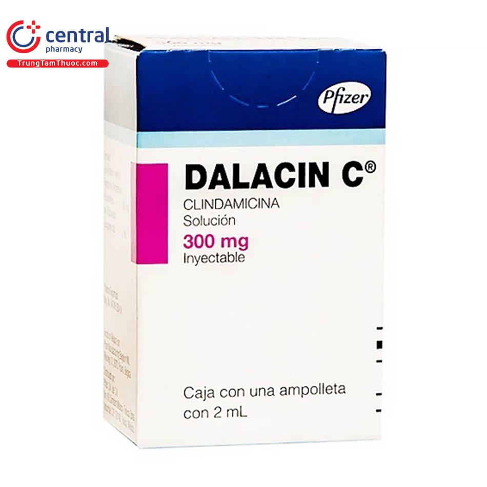 [CHÍNH HÃNG] Thuốc Dalacin C 300mg/2ml: tác dụng, chỉ định