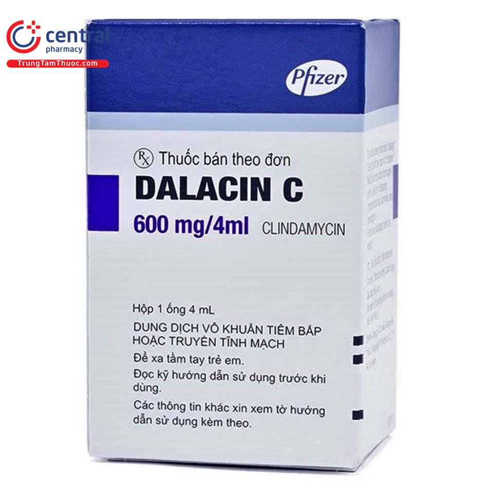 [CHÍNH HÃNG] Thuốc Dalacin C 600mg/4ml điều trị nhiễm trùng hiệu quả