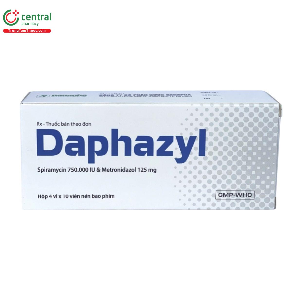 Thuốc Daphazyl điều trị nhiễm khuẩn răng miệng cấp tính, mạn tính