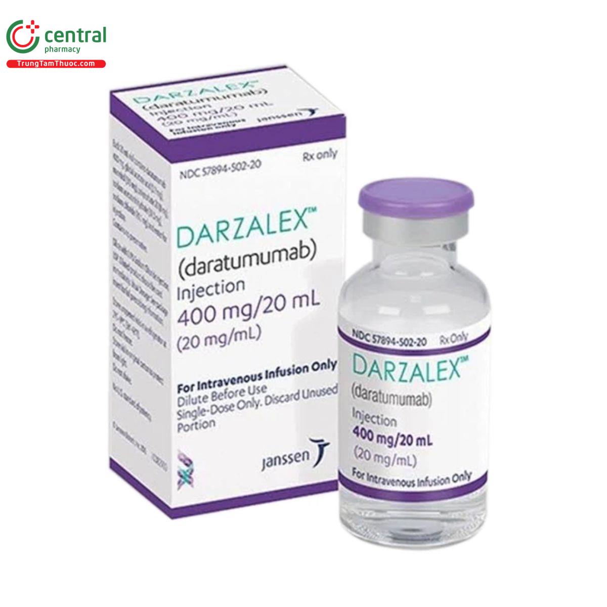 Thuốc Darzalex 400mg/20ml điều trị bệnh đa u tủy cho người lớn