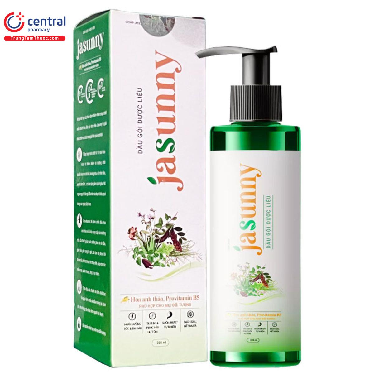 Dầu gội Dược liệu Jasunny hương thảo mộc hỗ trợ phục hồi tóc hư tổn