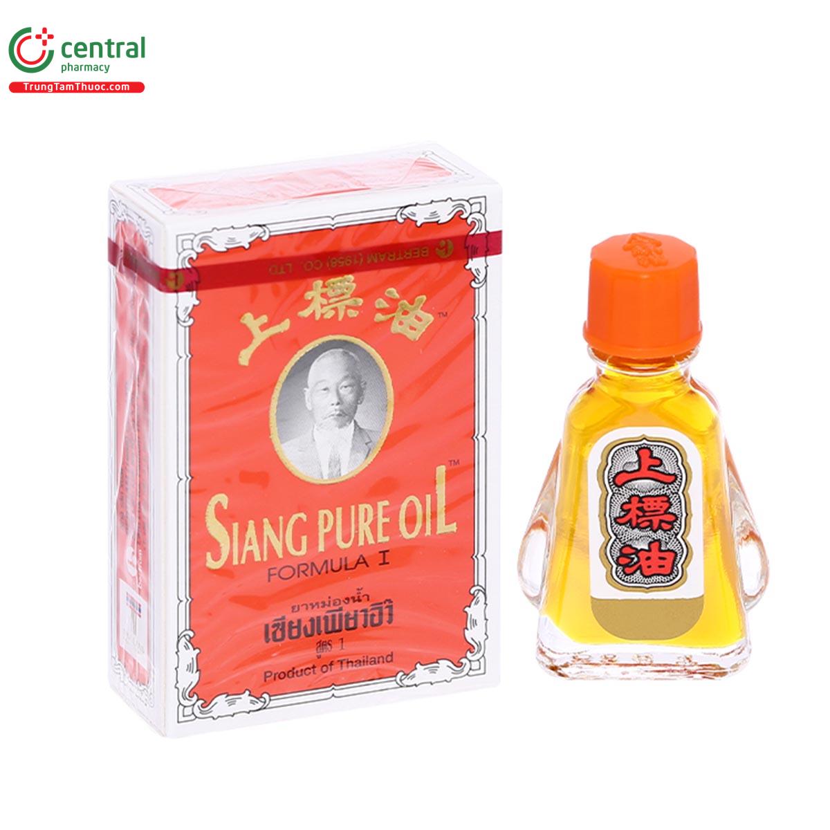 Dầu Thái Đỏ Siang Pure Oil 7ml Formula I giúp giảm đau, chóng mặt