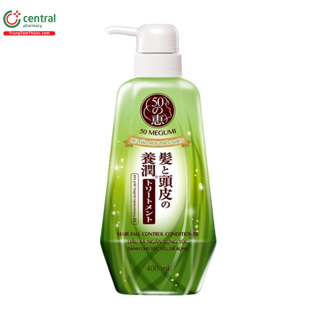 Dầu xả 50 Megumi Hair Fall Control Conditioner - Chiết xuất thảo dược