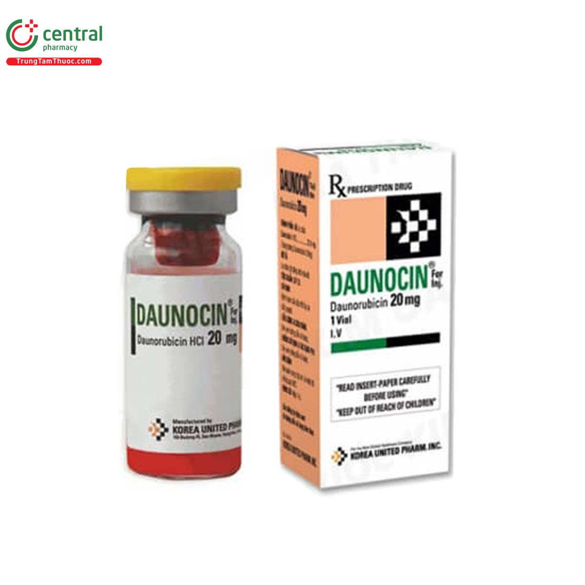 Thuốc Daunocin 20mg - trị bạch cầu lympho và bạch cầu tủy cấp tính