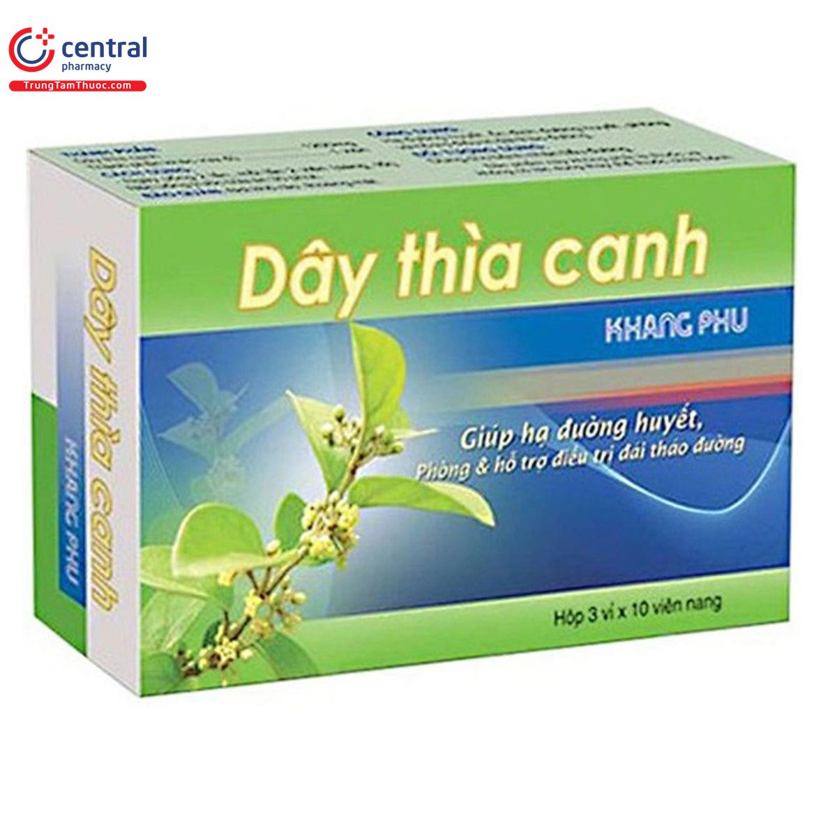 Thuốc Dây Thìa Canh Khang Phú hỗ trợ giảm triệu chứng tiểu đường