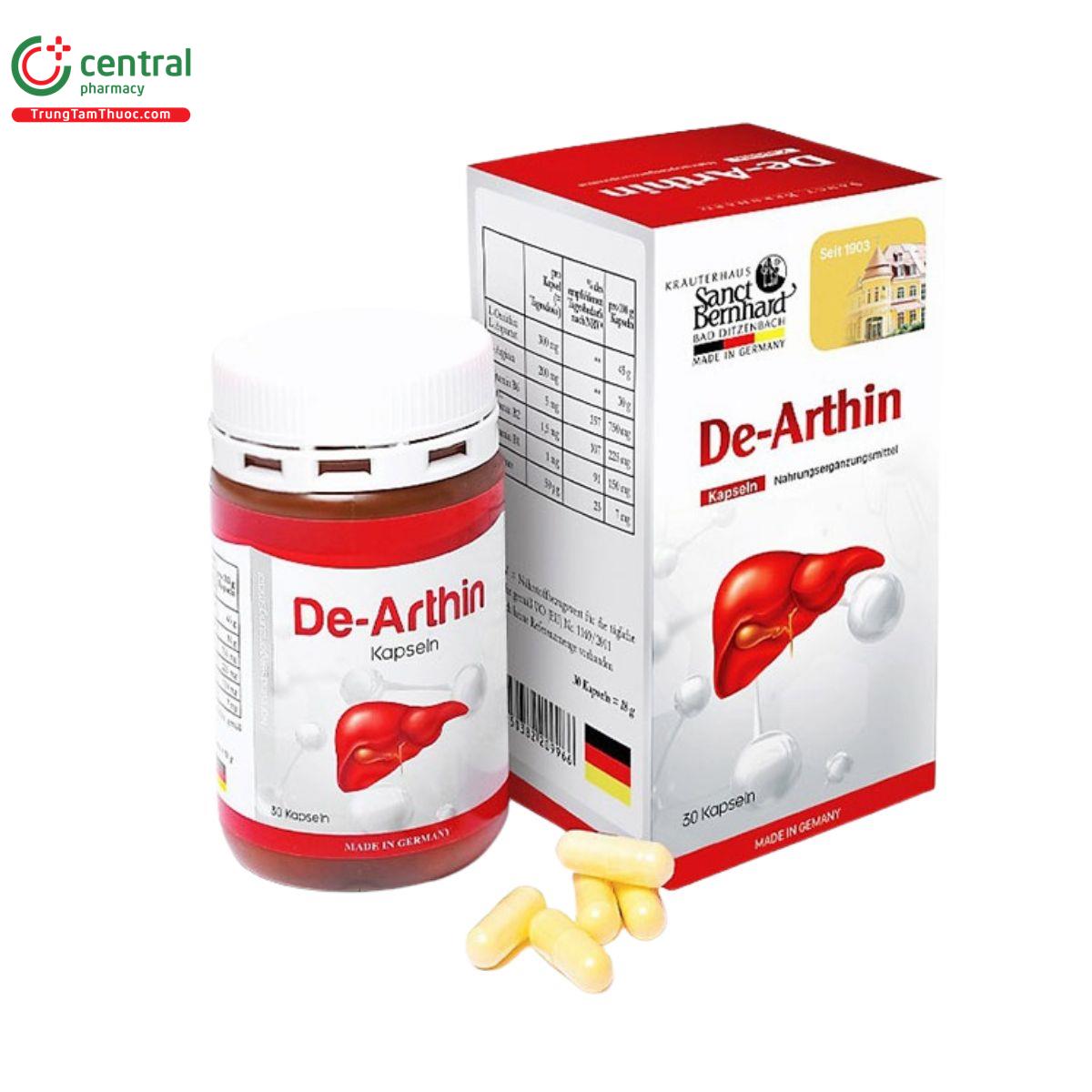 Thuốc De-Arthin hỗ trợ bảo vệ gan, tăng cường chức năng gan