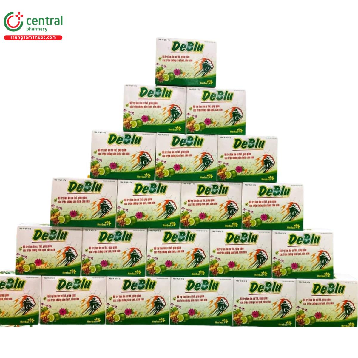 DeBlu - Hỗ trợ làm ấm cơ thể, làm ấm họng, giảm ho, giảm đau họng