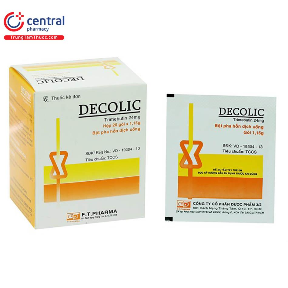 Thuốc Decolic 24mg - Thuốc điều trị rối loạn đường tiêu hóa