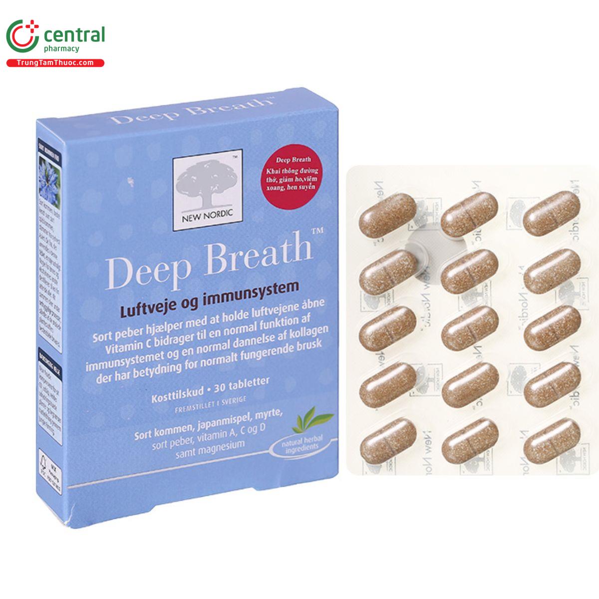 Thuốc Deep Breath điều trị viêm xoang, viêm phế quản, giảm ho