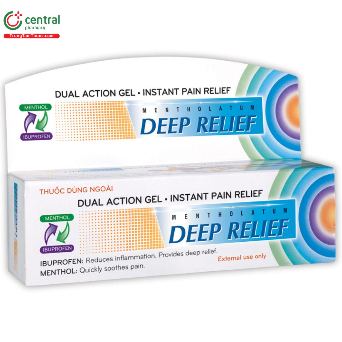Thuốc Deep Relief - Điều trị tại chỗ viêm xương, khớp, cột sống