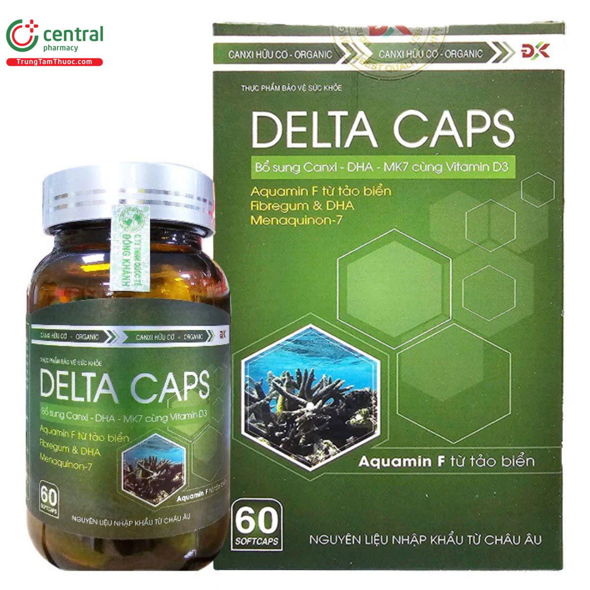 Thuốc Delta Caps (Lọ 60 viên)- Giúp phát triển xương và răng ở trẻ