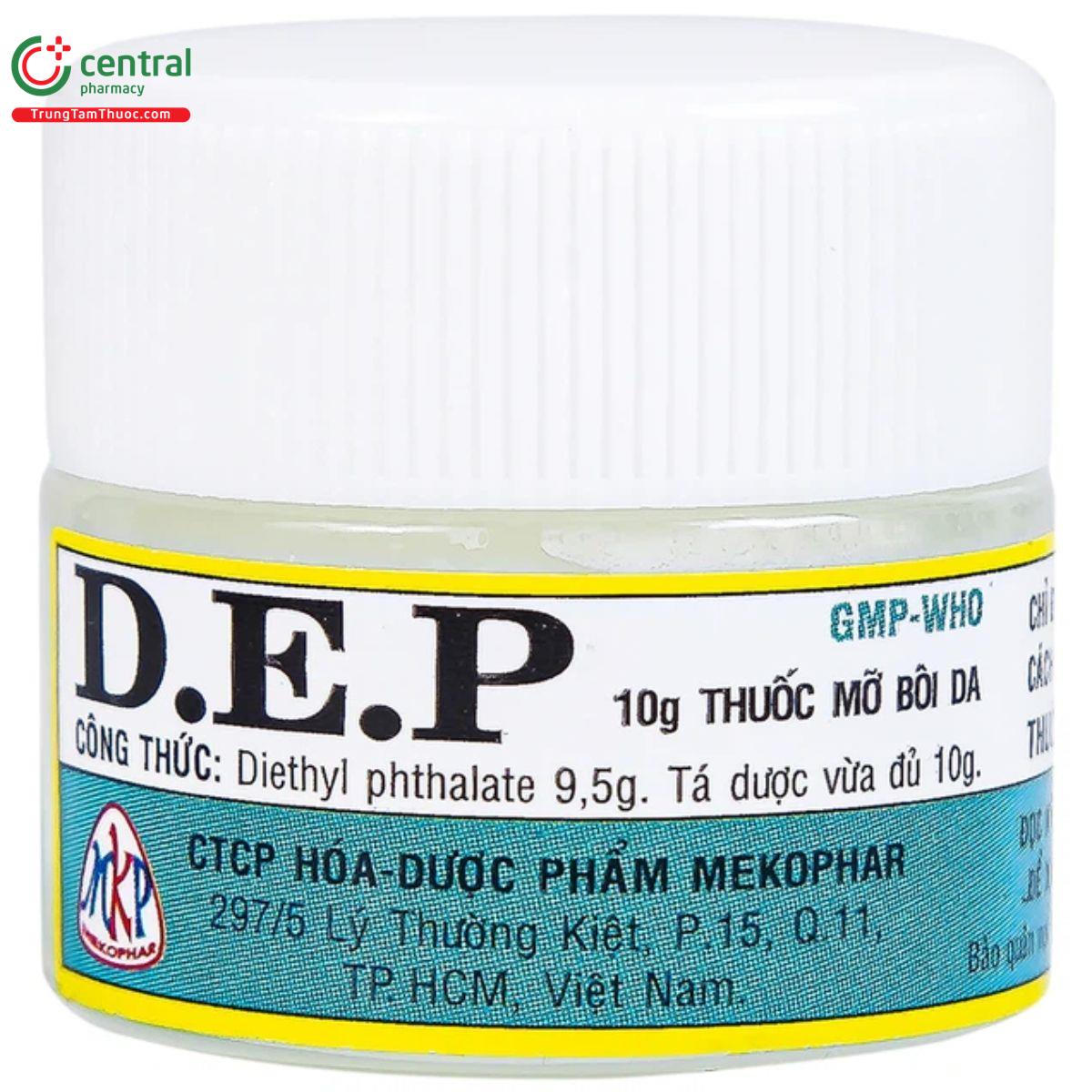 Thuốc mỡ bôi da D.E.P Mekophar điều trị chứng ghẻ ngứa, côn trùng cắn