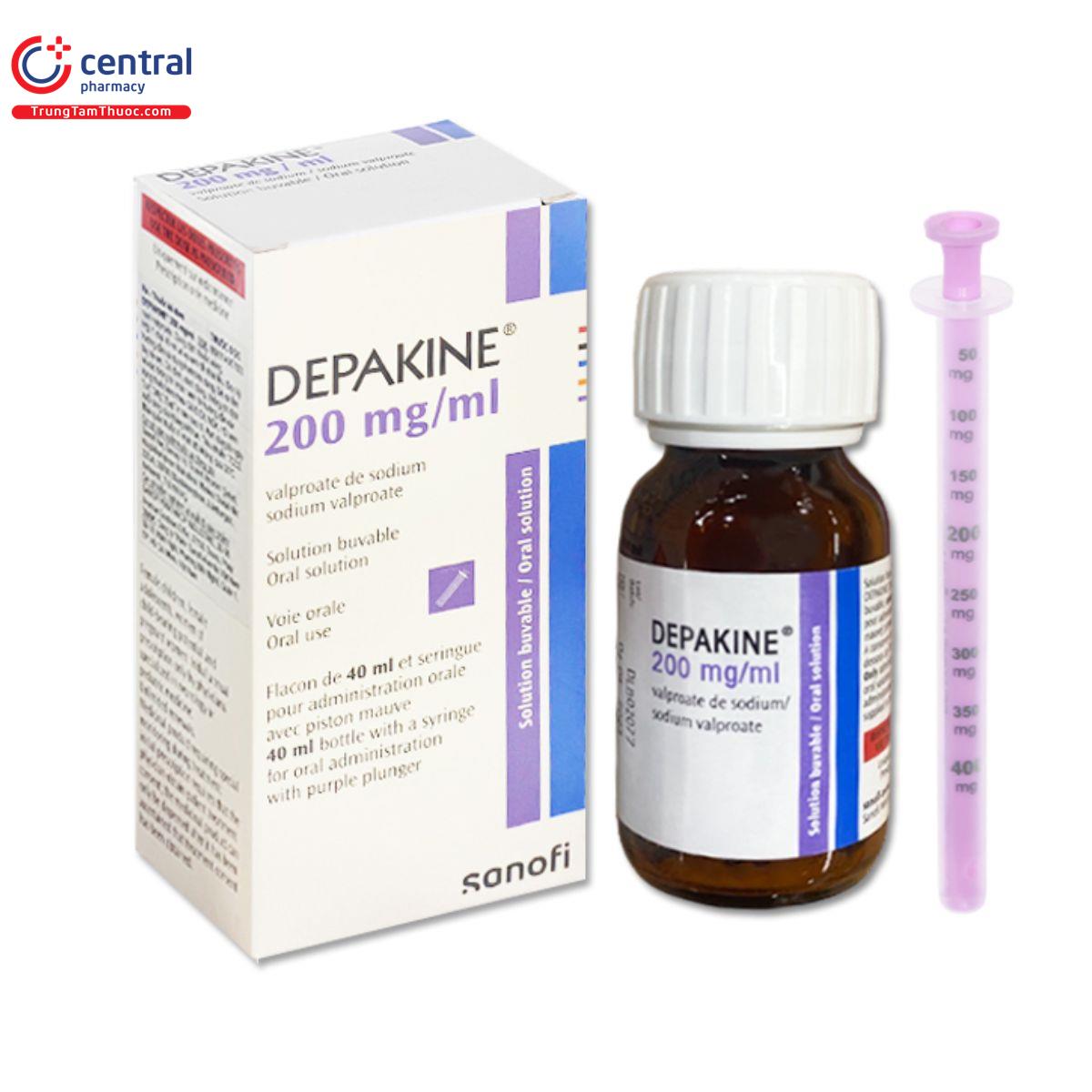 [CHÍNH HÃNG] Thuốc Depakine 200mg/ml dạng nước điều trị động kinh