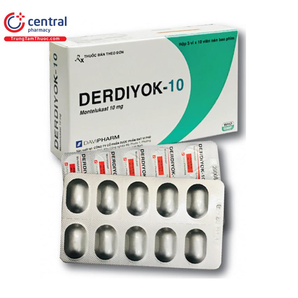 [CHÍNH HÃNG] Thuốc Derdiyok 10 điều trị co thắt phế quản