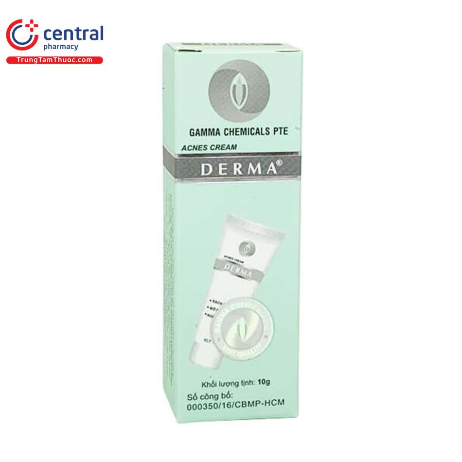 [CHÍNH HÃNG] Derma Anti Acne Cream 10g - Trị mụn viêm, mụn trứng cá