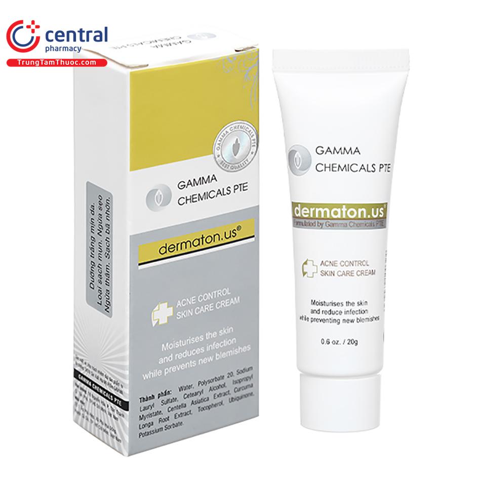 Kem trị mụn Dermaton.us 20g giúp giảm mụn và chống lão hóa da