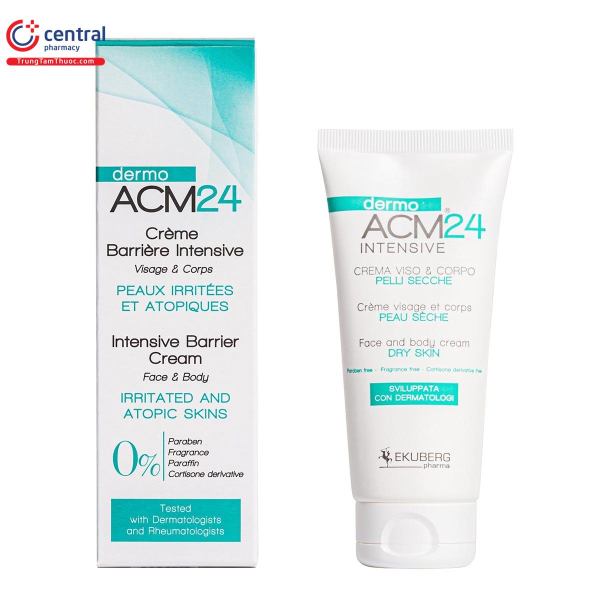 Dermo ACM 24 Intensive Face & Body Cream 75ml giảm viêm da, khô da