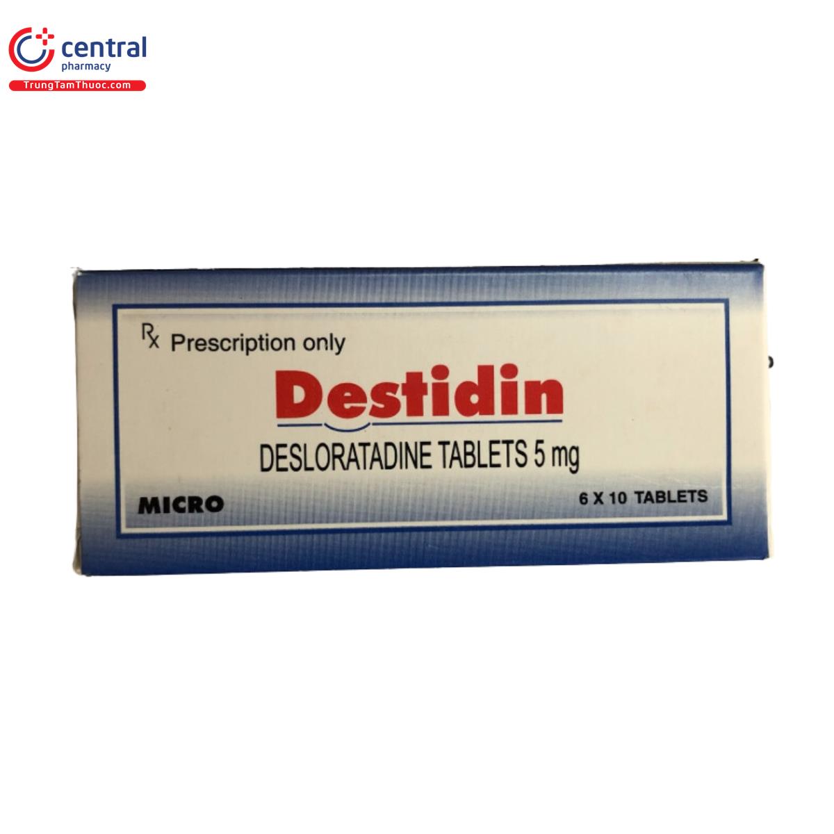 Thuốc Destidin - Giải pháp cho tình trạng viêm mũi dị ứng và mày đay tự ...
