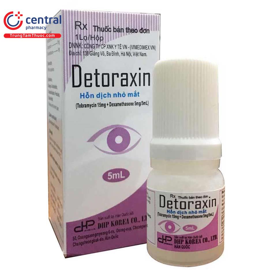 [CHÍNH HÃNG] Thuốc Detoraxin - Điều trị tình trạng viêm nhiễm ở mắt